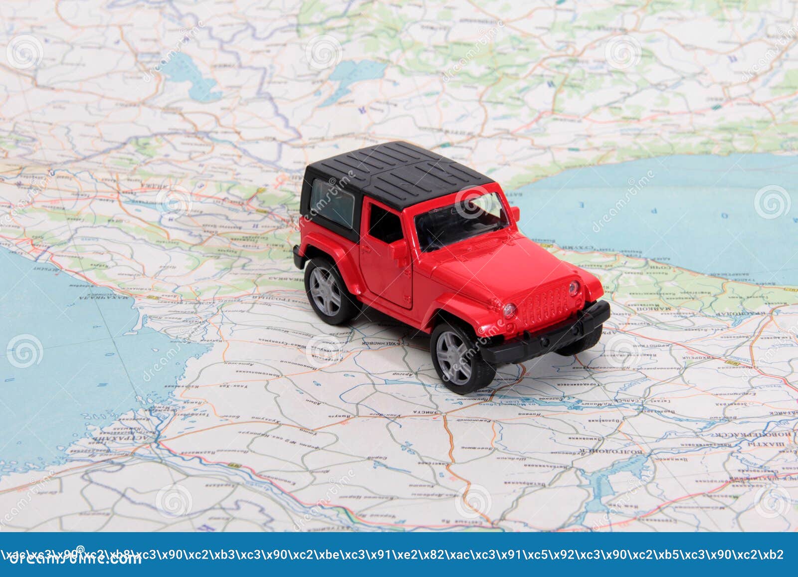 Car on map three stock image. Image of drive, vocation - 123242819