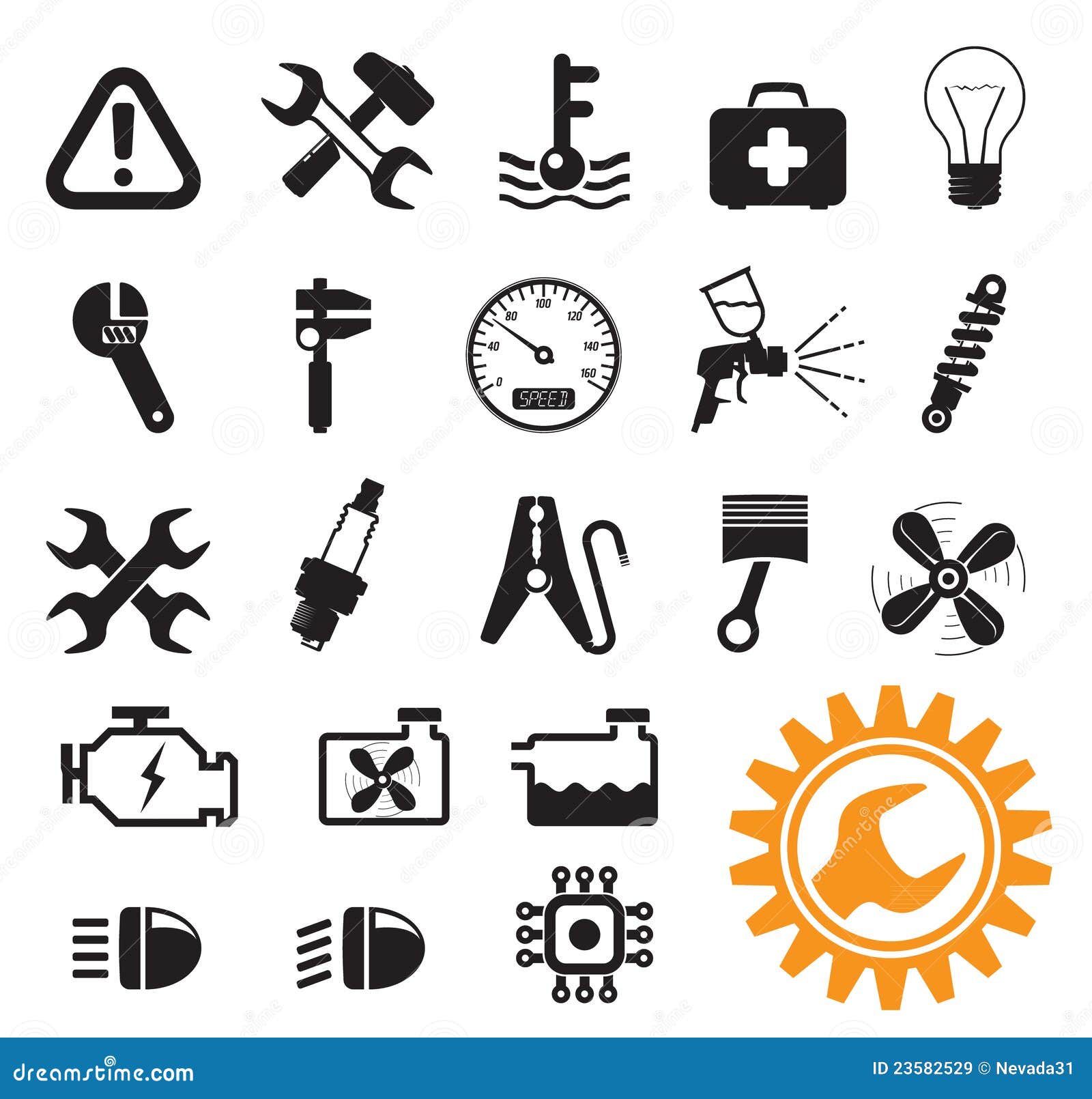 Mechanic Tools Vector