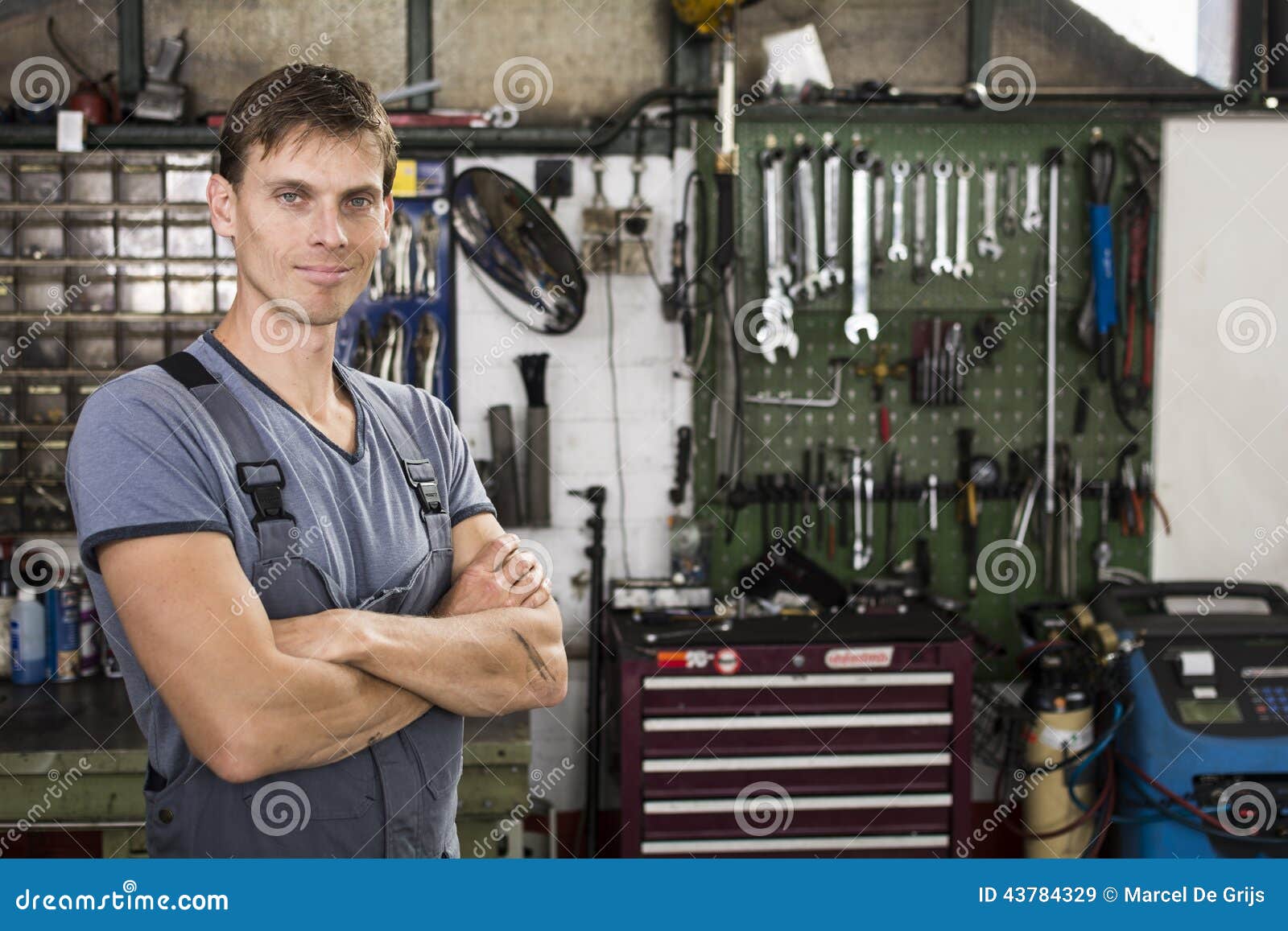 Car mechanic stock image. Image of portrait, business - 43784329
