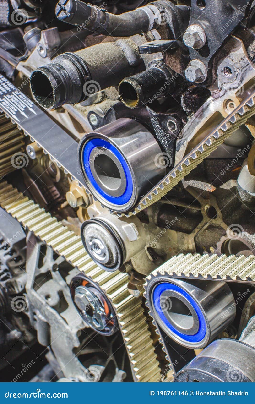 Car Mechanic Replacing Timing Belt Stock Photo - Image of mechanic ...