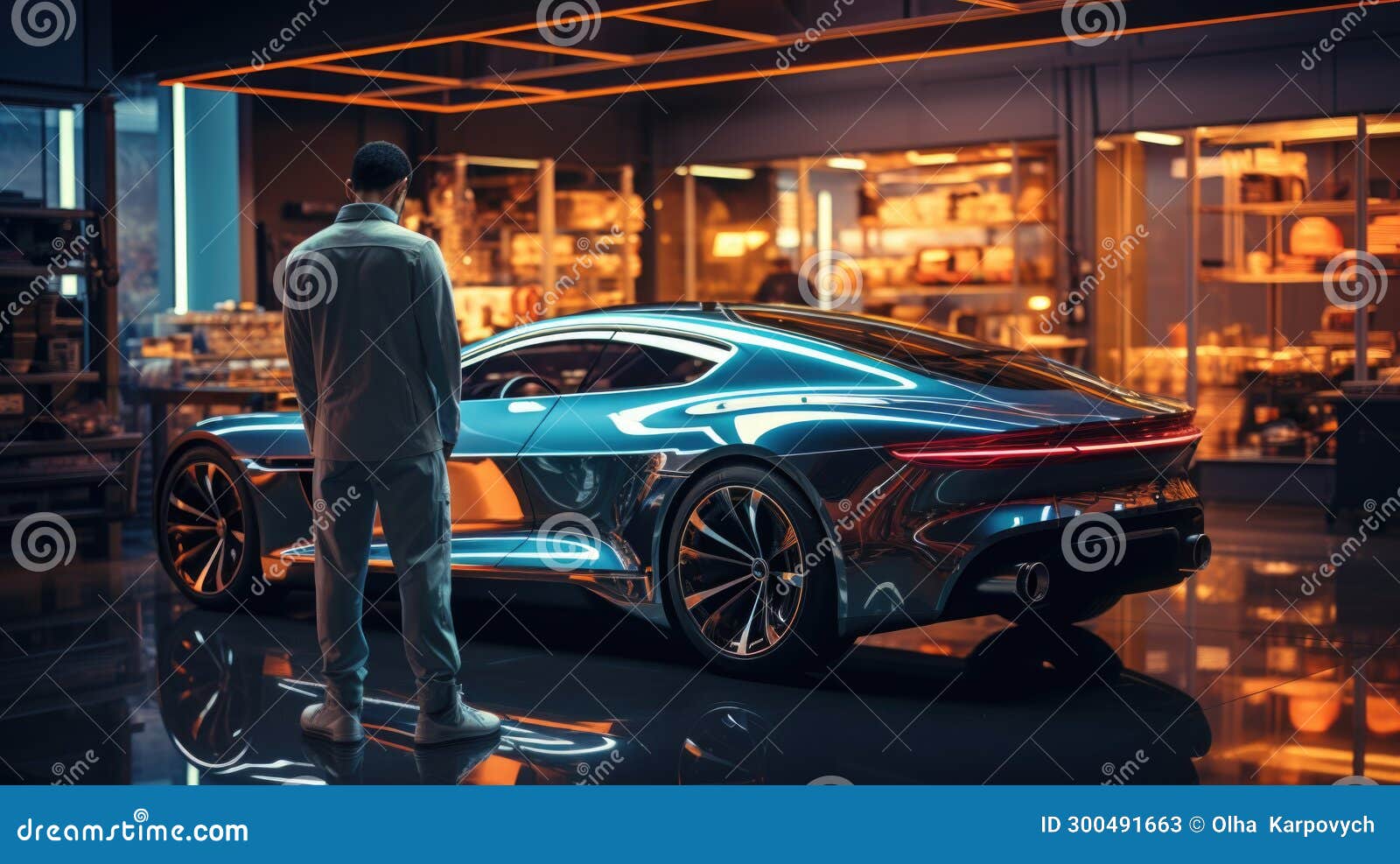 Car Mechanic Using Augmented Reality To Visualize Troubleshoot Issues ...