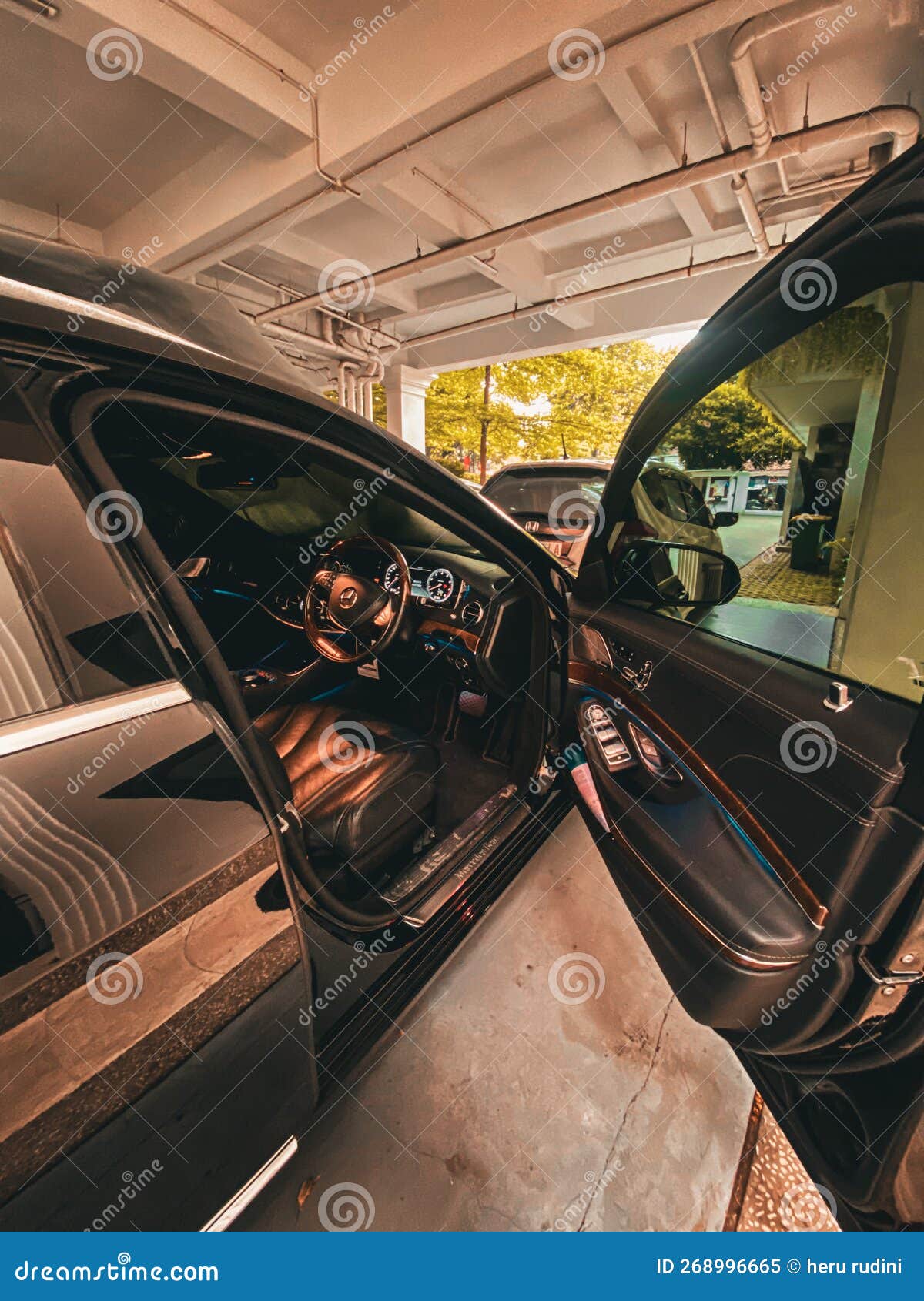 Car Mersedez Mercy Interior Car Editorial Image - Image of mercy ...