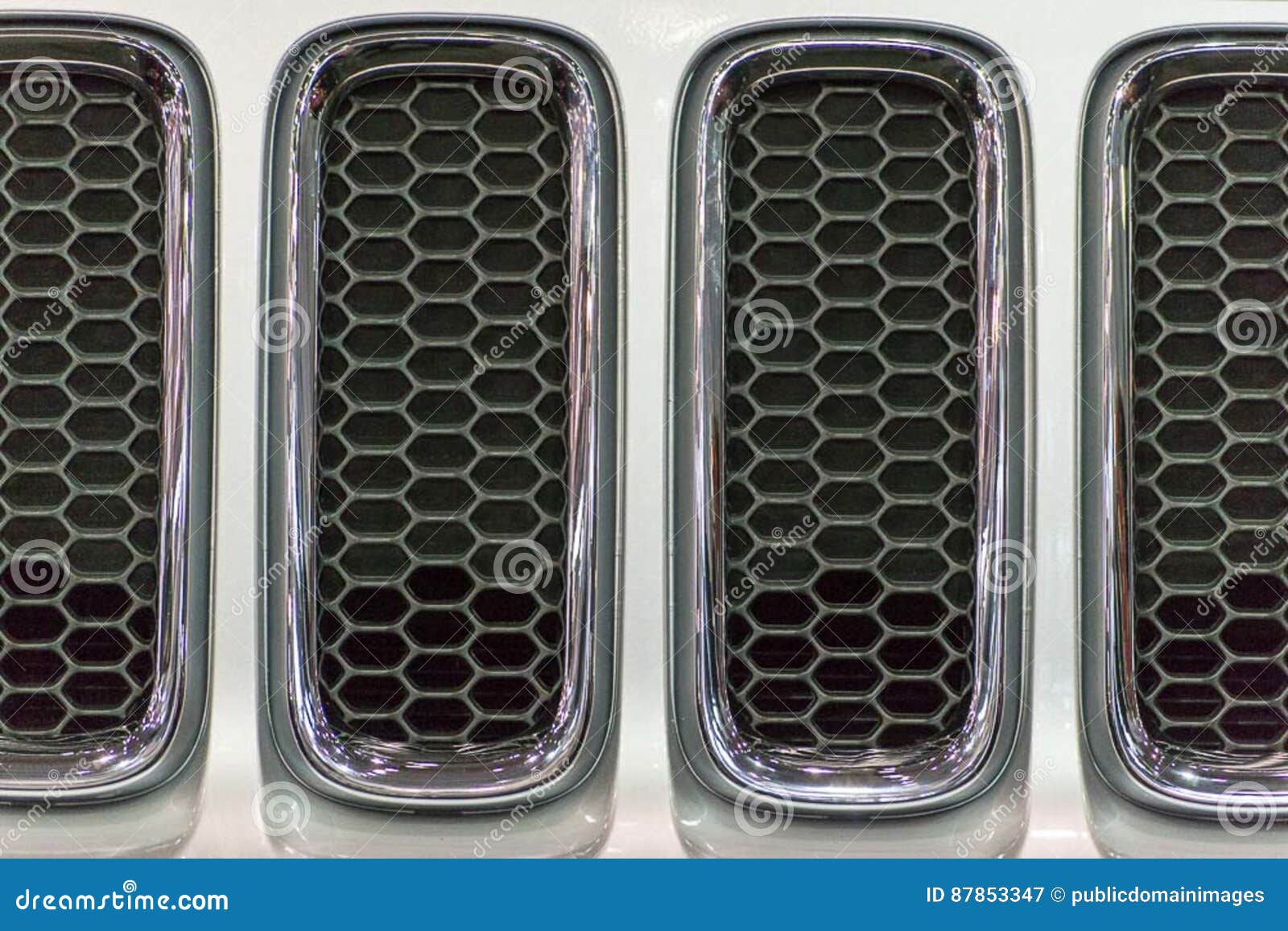 Car Mesh Grill Pattern Picture. Image: 87853347