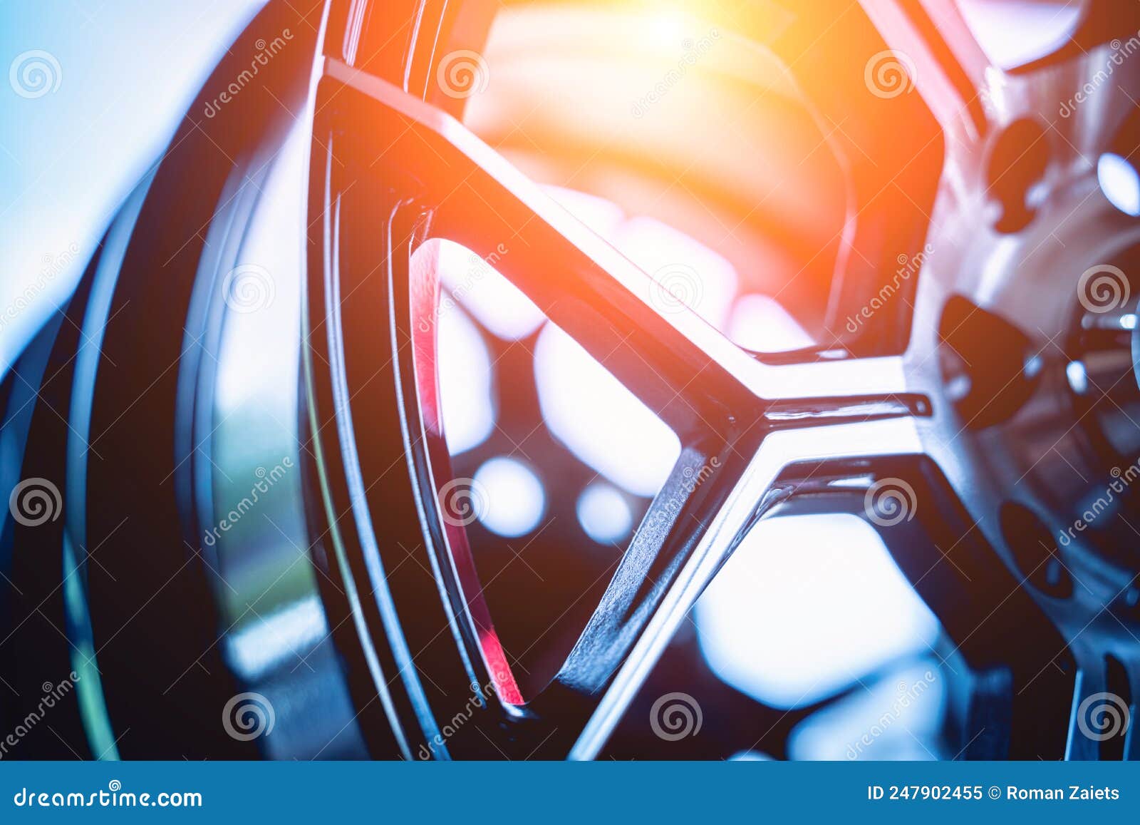 Car Metal Disc at the Black Background Stock Image - Image of vehicle ...
