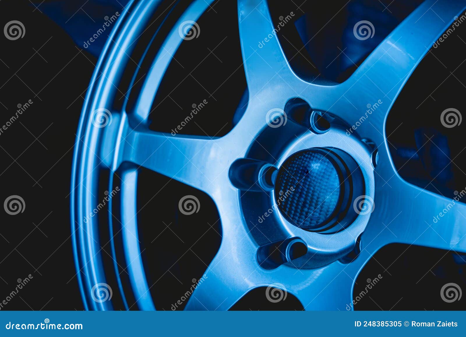 Car Metal Disc at the Black Background Stock Image - Image of detail ...
