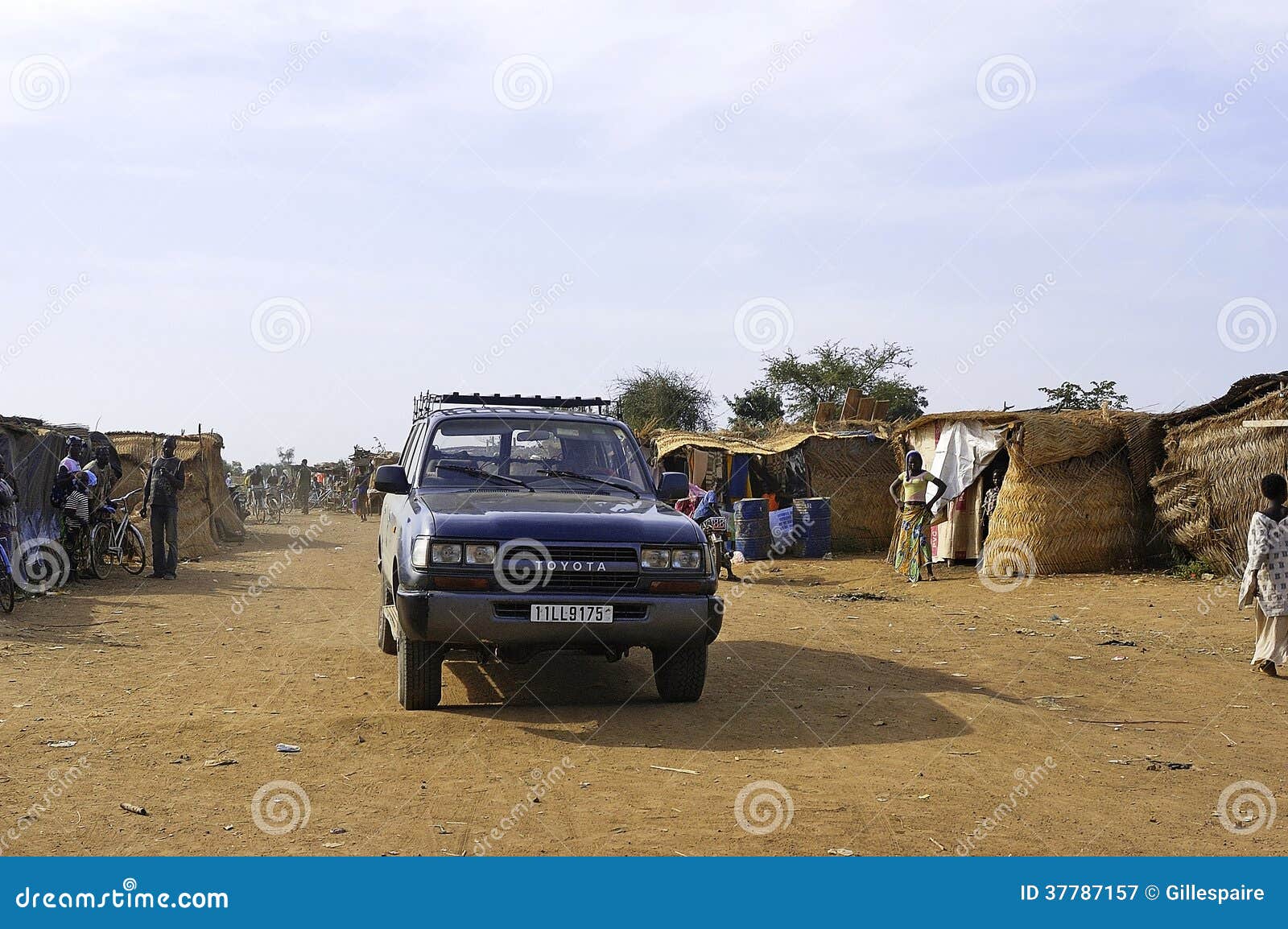 A Car in the Middle of a Gold Mine Editorial Photography - Image of ...