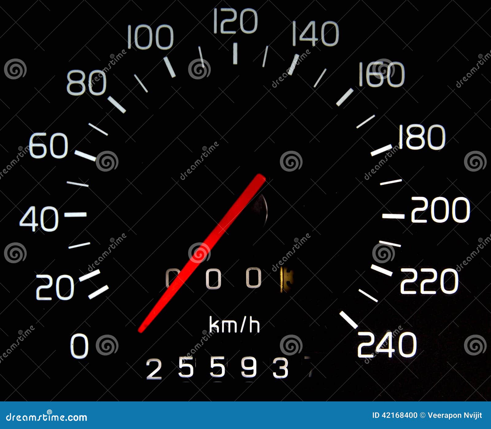 Car Mileage stock photo. Image of equipment, needle, dashboard - 42168400