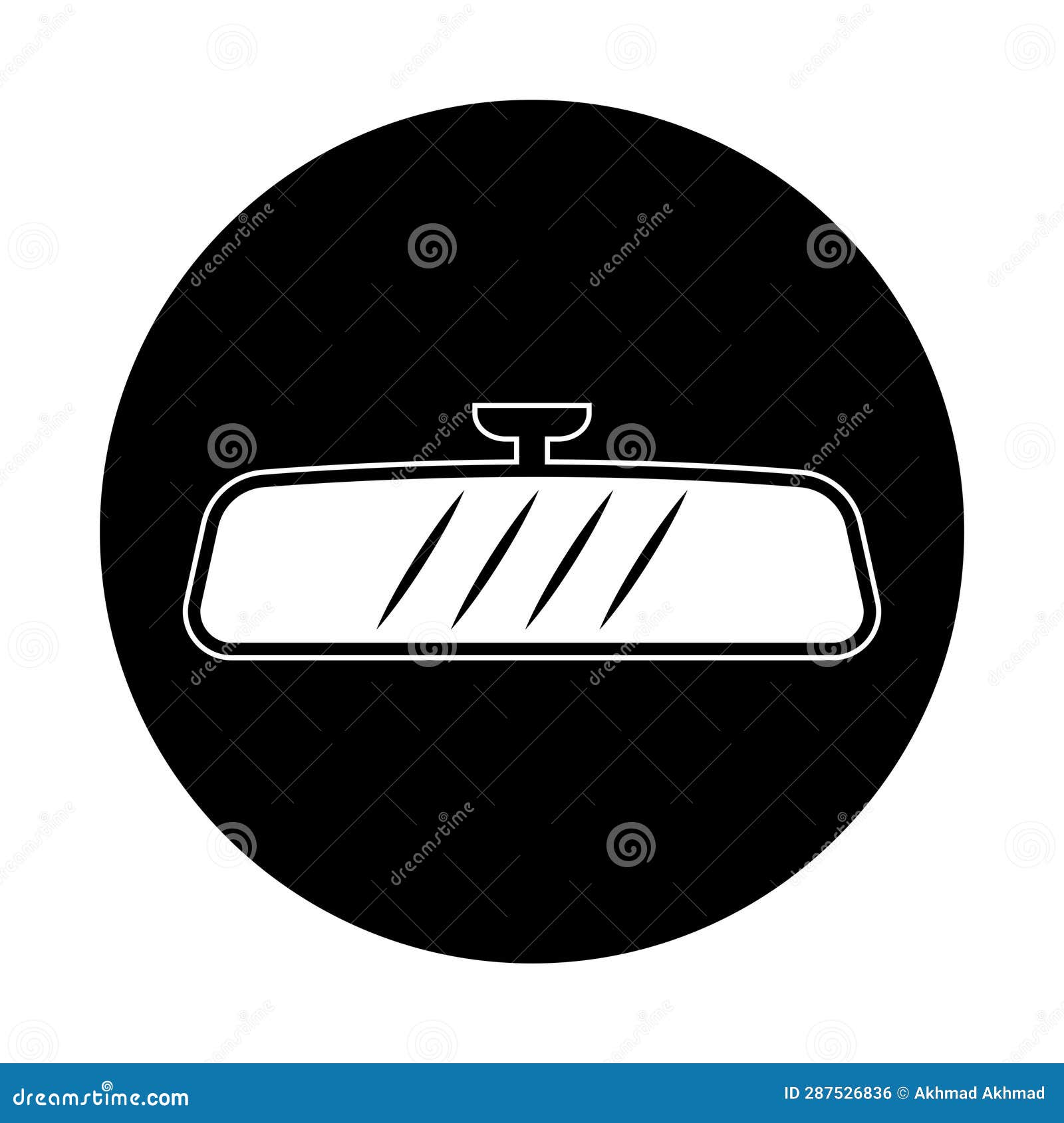 Car mirror icon stock illustration. Illustration of rear - 287526836