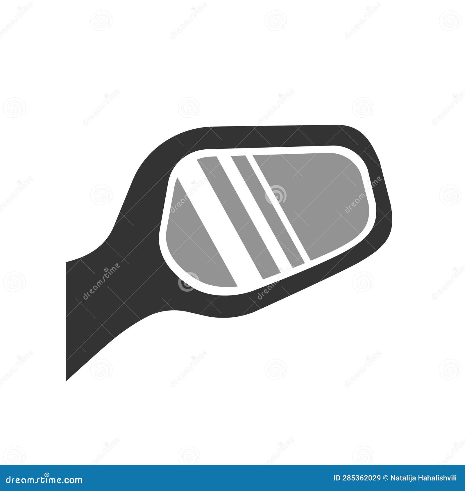 Car Mirror Icon Vector Sign Flat Style Stock Illustration ...