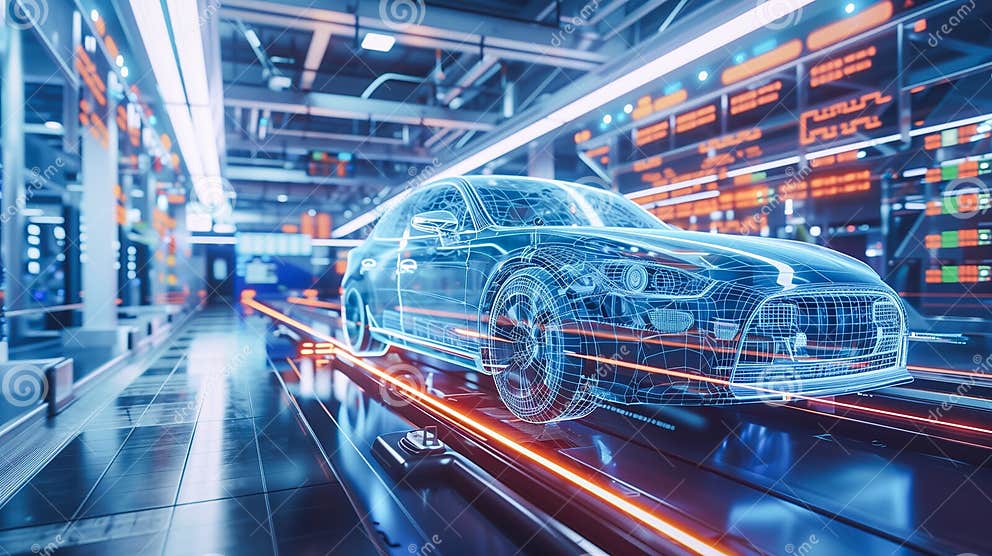 Car Model Design with Holographic Digital, Engineer Develop Innovative ...