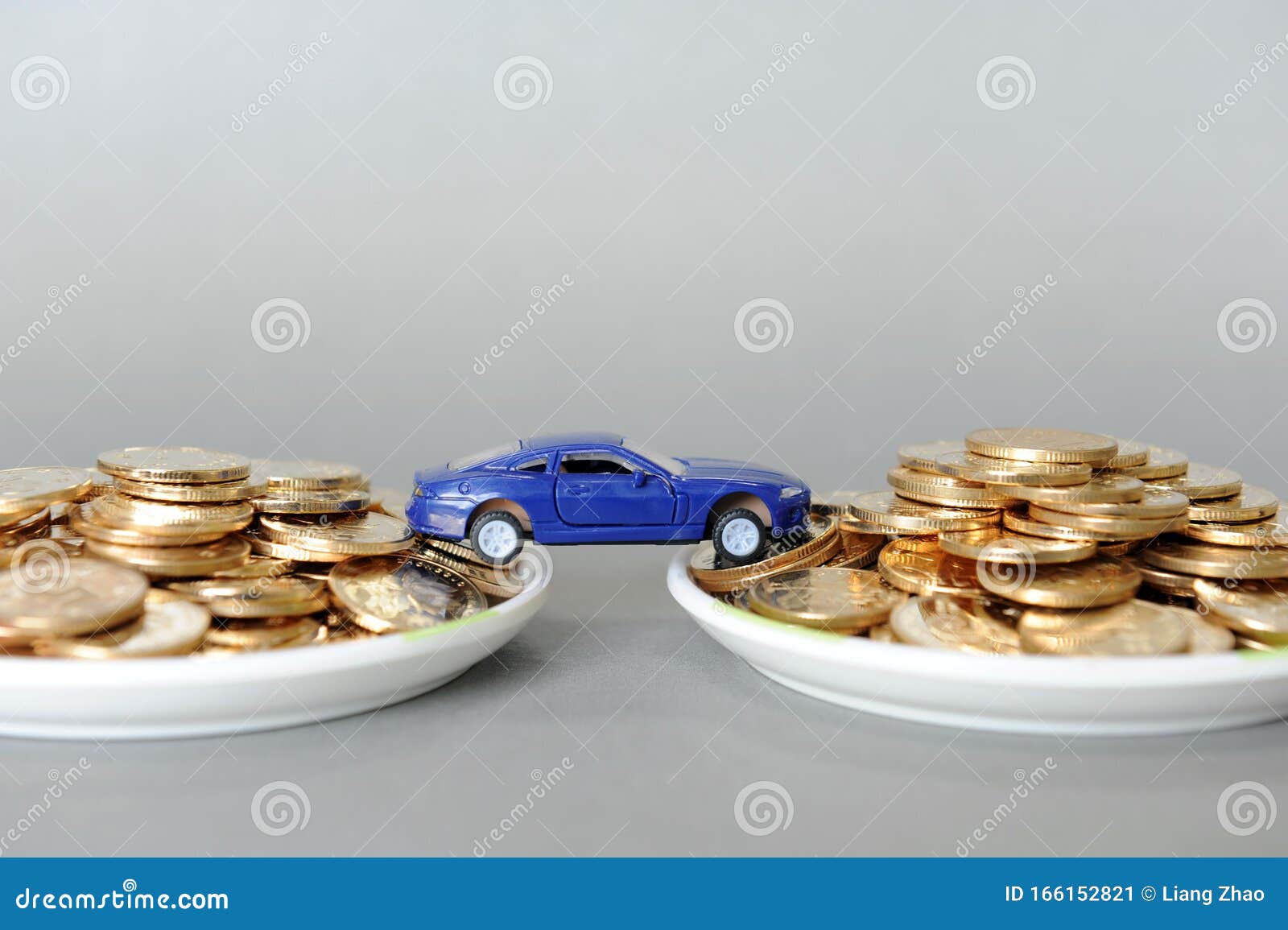 Car models and coins stock image. Image of peer, online - 166152821