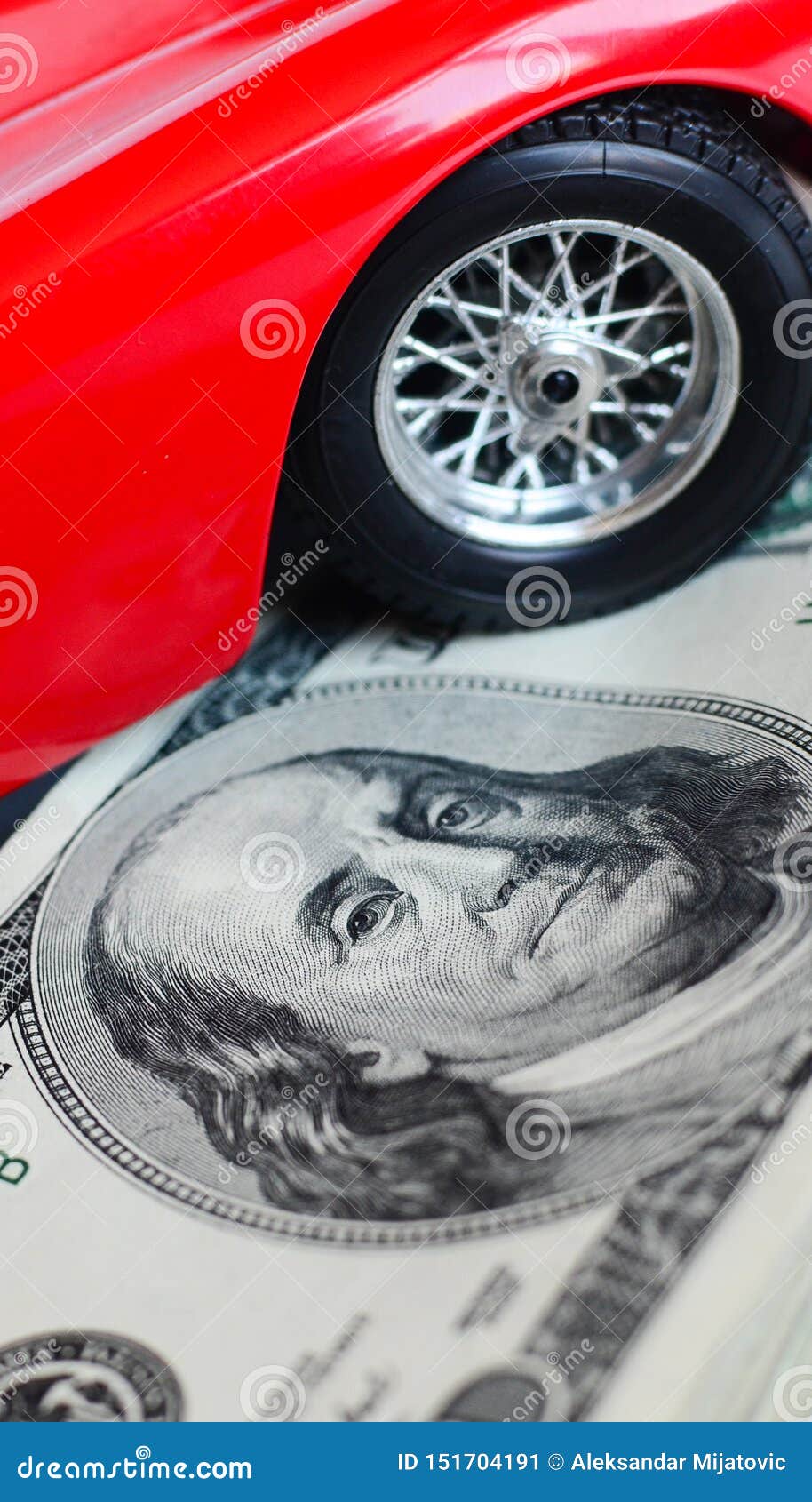 Car and money stock image. Image of automobile, dollar - 151704191