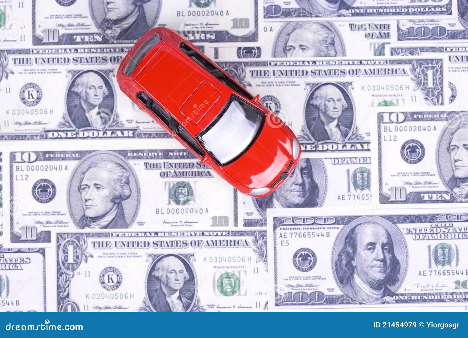 Car and money stock image. Image of market, currency - 21454979