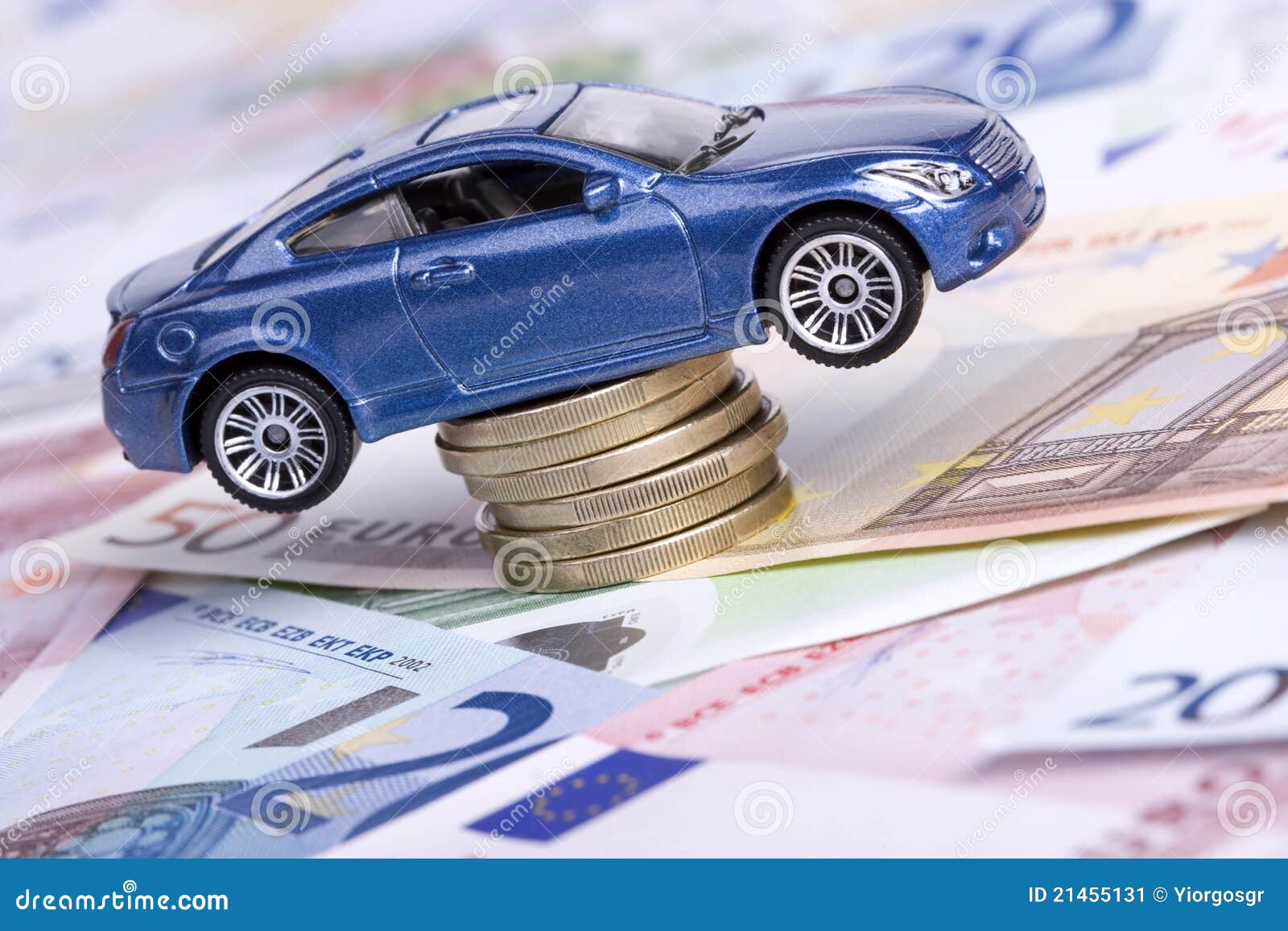 Car and money stock image. Image of europe, currency - 21455131