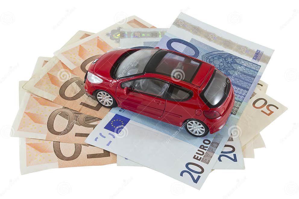 Car and money stock image. Image of cost, invest, banknotes - 24115285