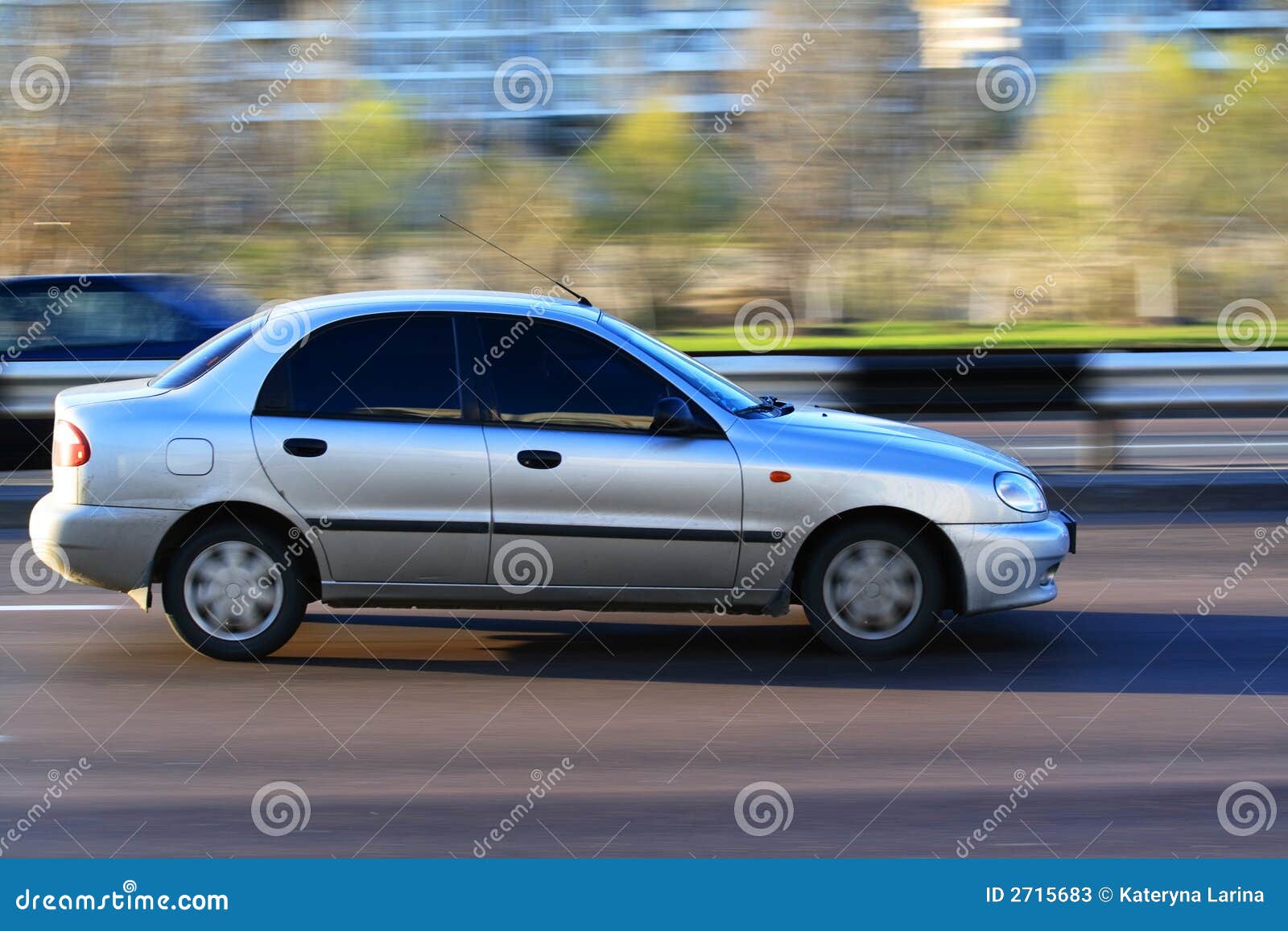 Car in motion stock image. Image of land, drive, speed - 2715683