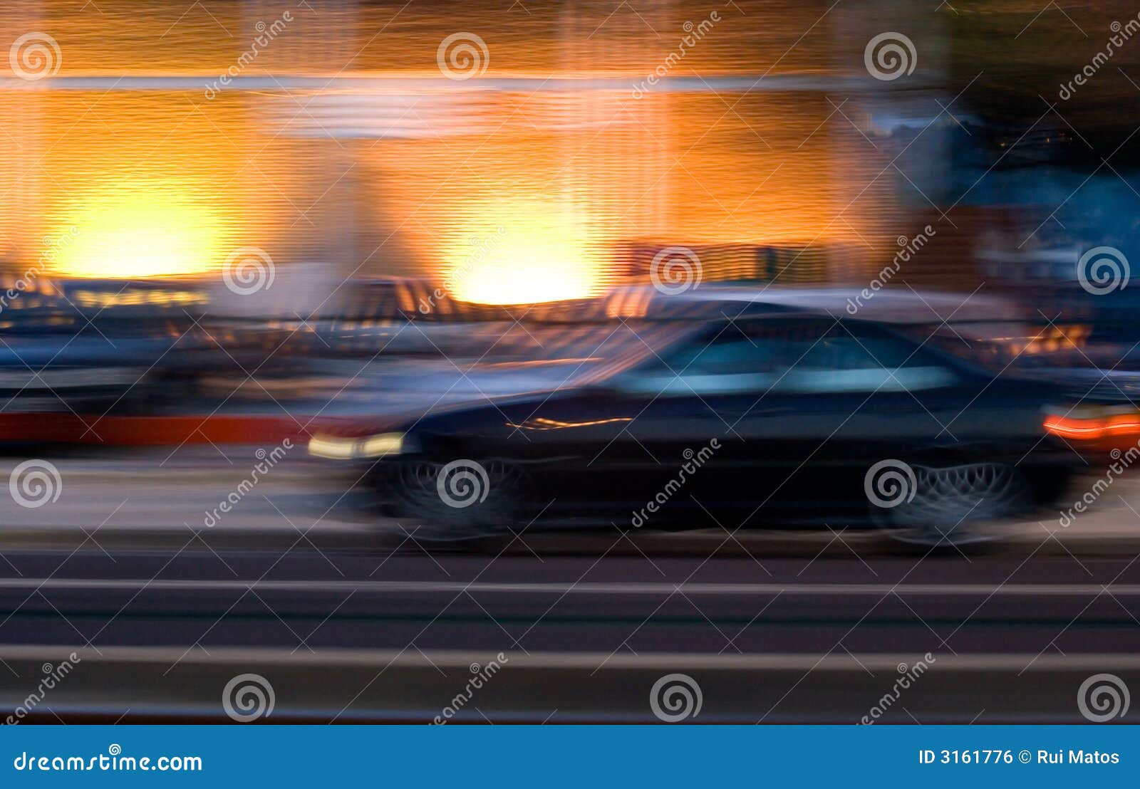 Car Motion at night stock photo. Image of fast, motion - 3161776