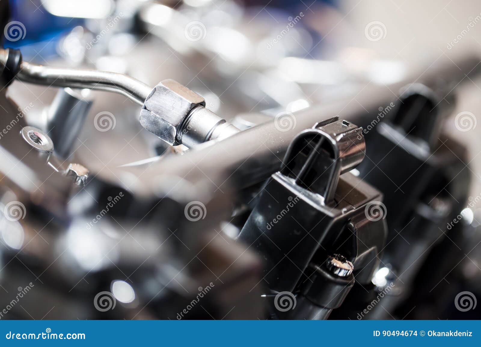 Car Motor Machine Engine stock photo. Image of fuel, bright - 90494674
