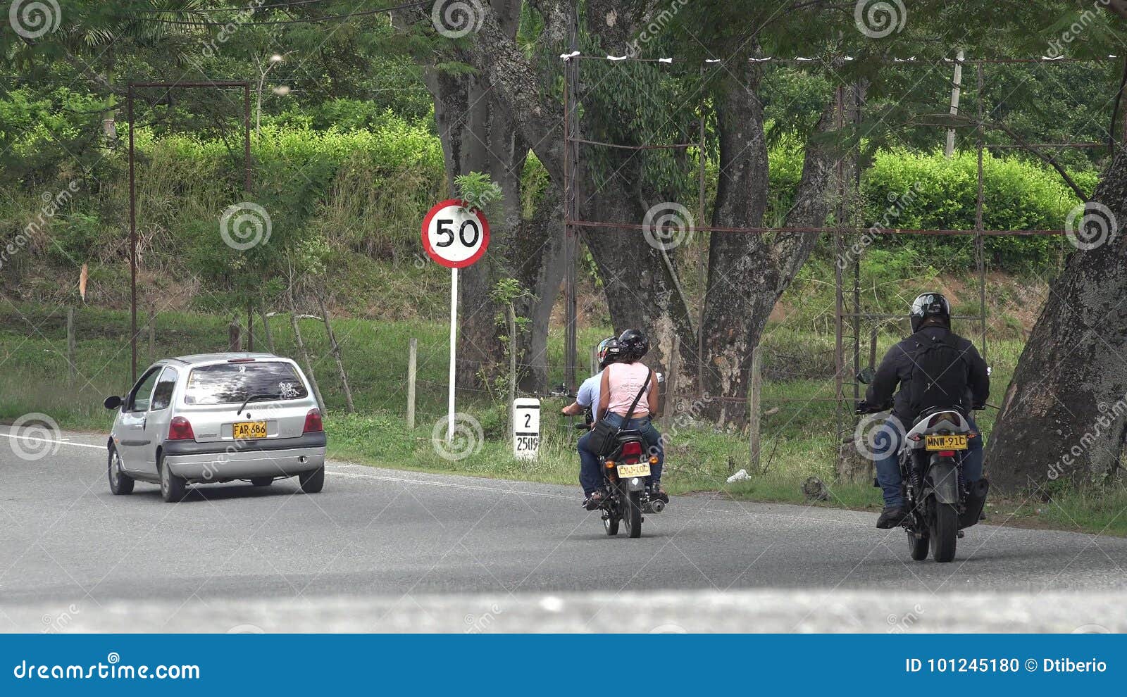 Car and Motorcycles Driving on Road Editorial Image - Image of cycling ...