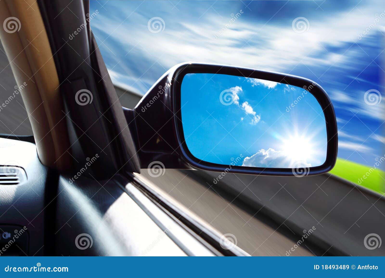 Car Move on the Road with Motion Stock Image - Image of race ...