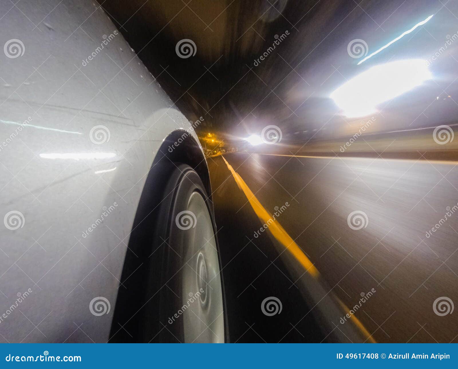 Car movement at night stock photo. Image of movement - 49617408