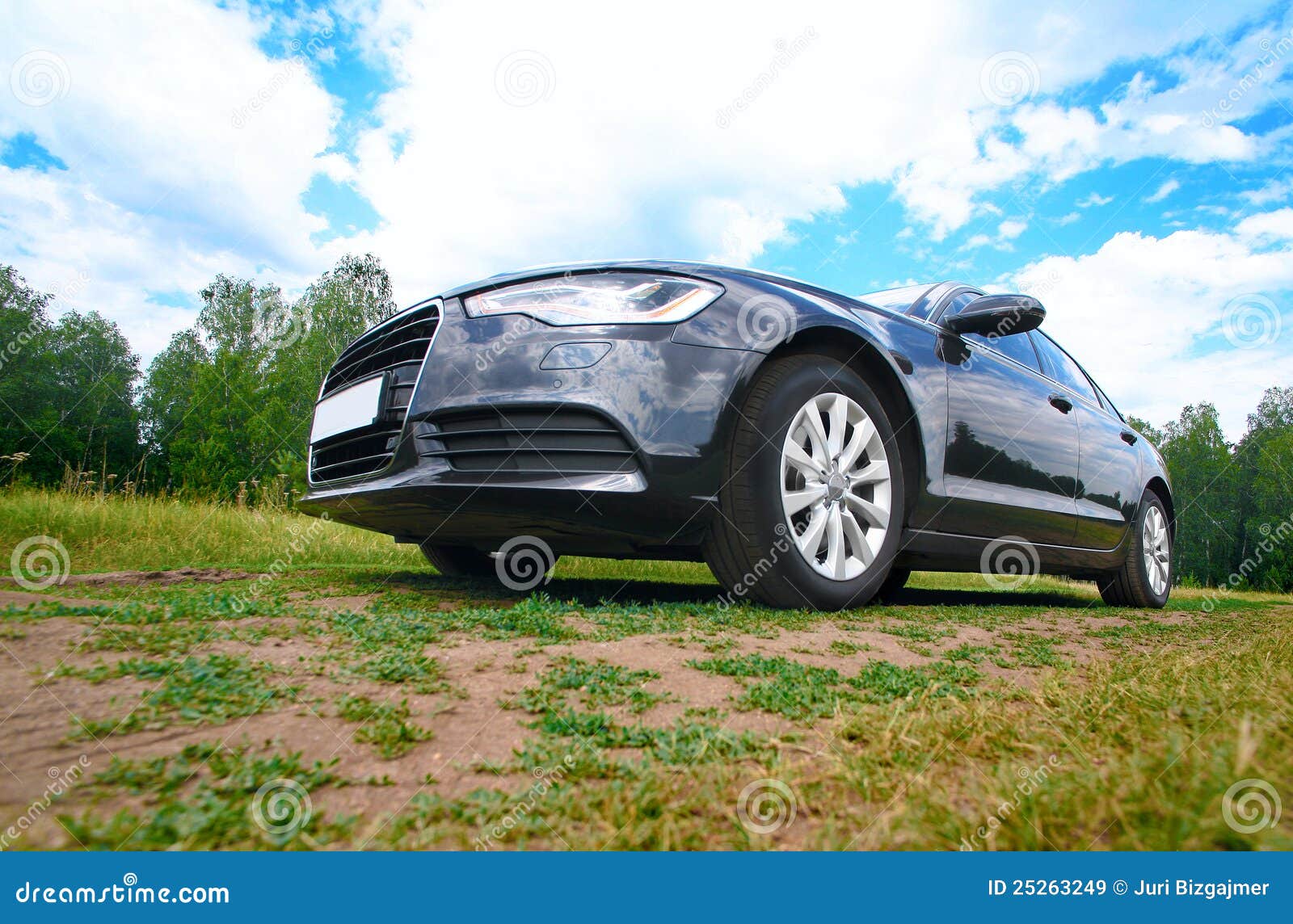 Car on nature stock image. Image of field, natural, light - 25263249