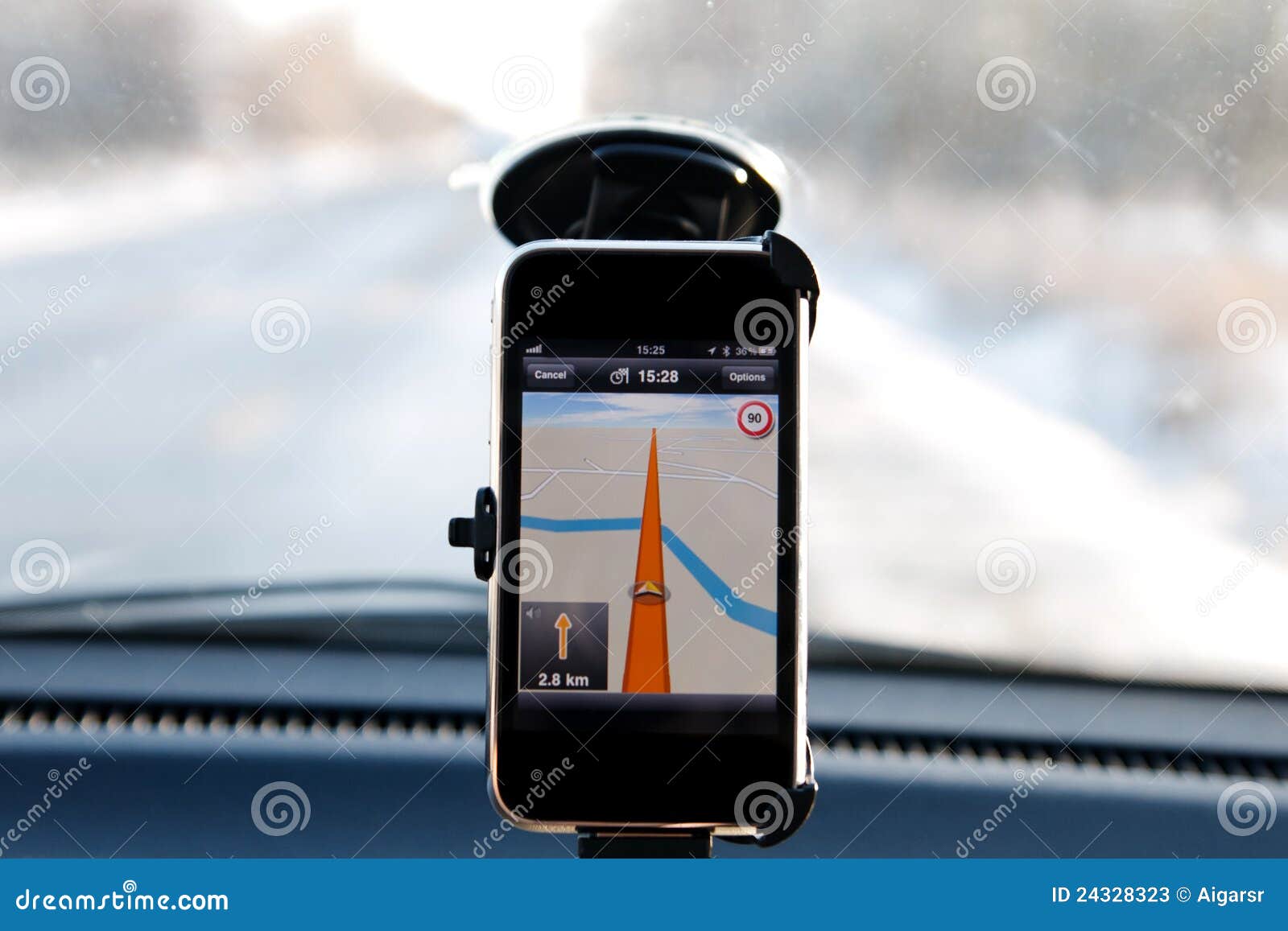 Car navigation stock image. Image of navigation, wind - 24328323