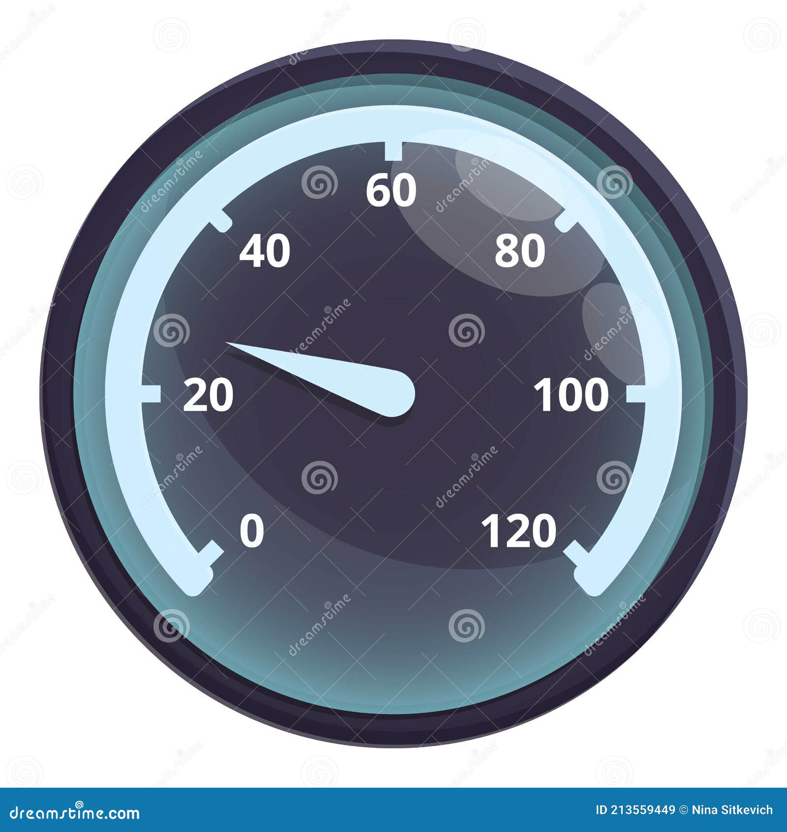 Car Neon Dashboard Icon, Cartoon Style Stock Vector - Illustration of ...