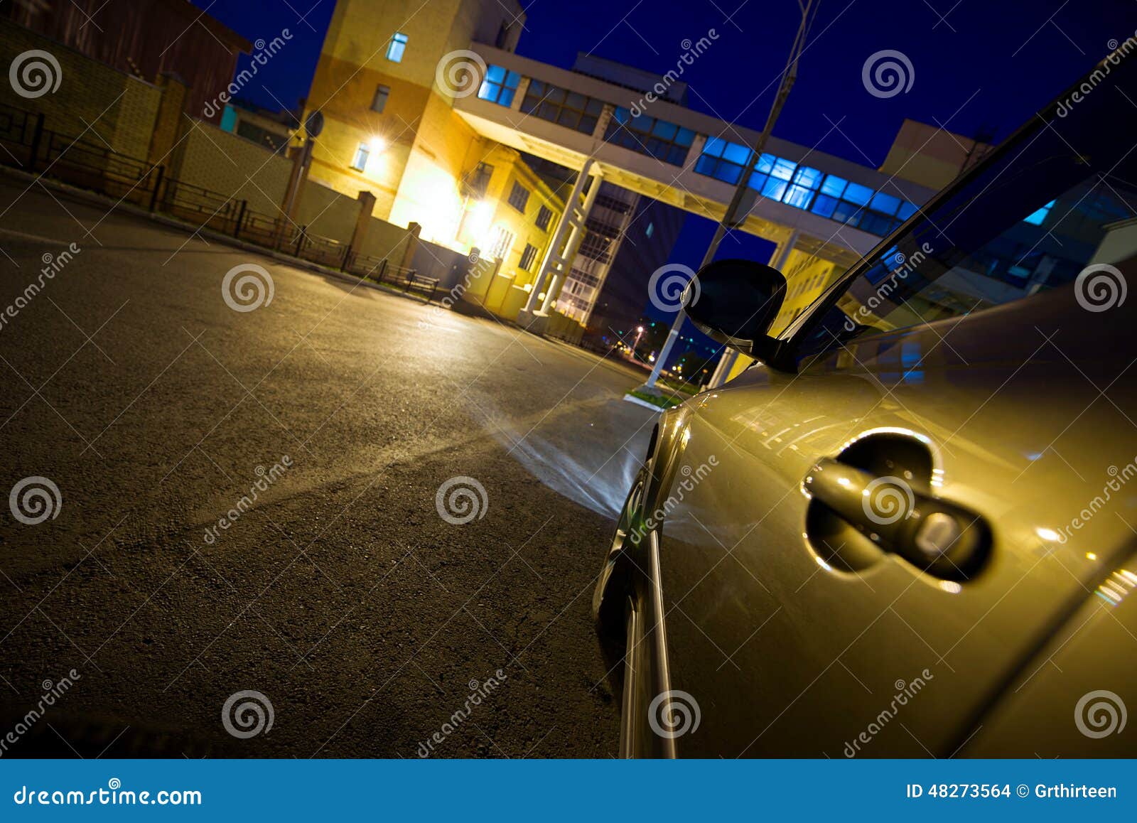 Car at night stock photo. Image of abstract, fast, dynamic - 48273564
