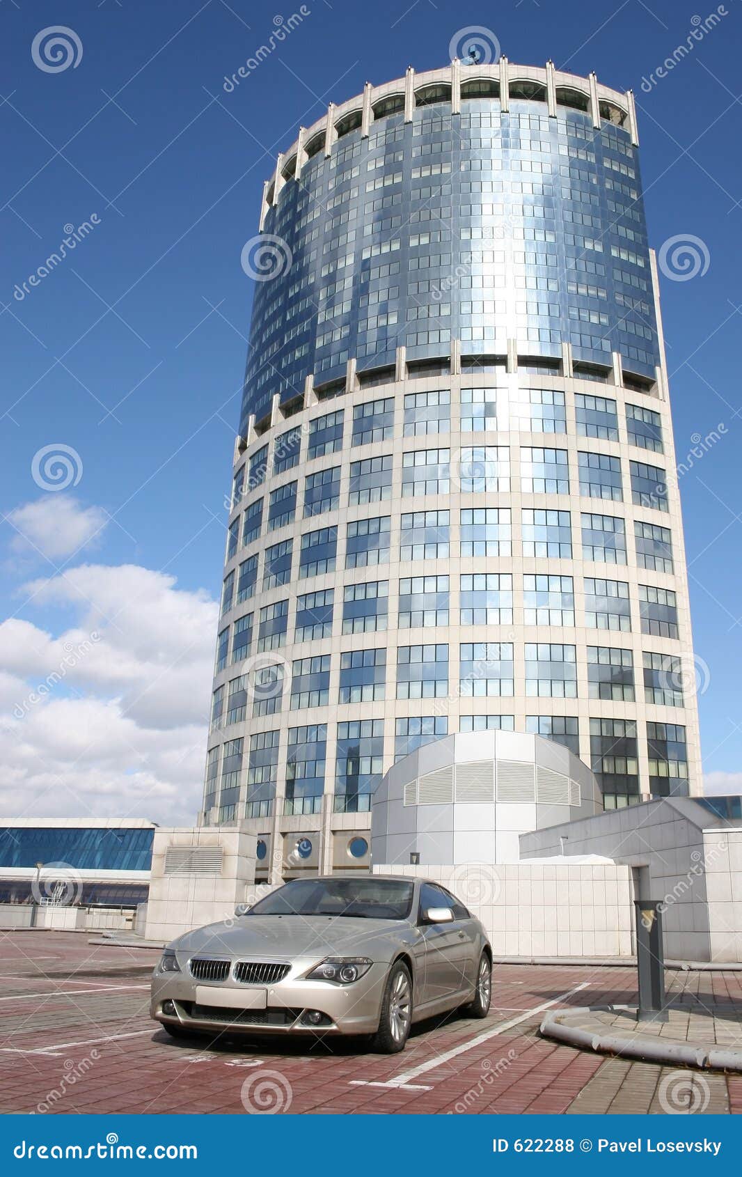 Car and office building stock photo. Image of corporation - 622288