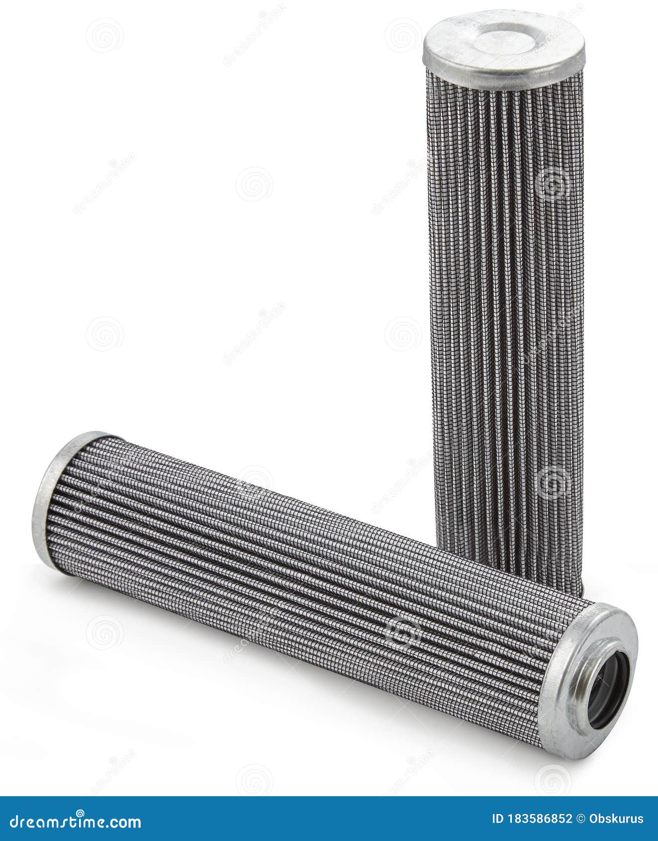 High Pressure Car Oil Filter Cartridge Stock Photo - Image of dirt ...