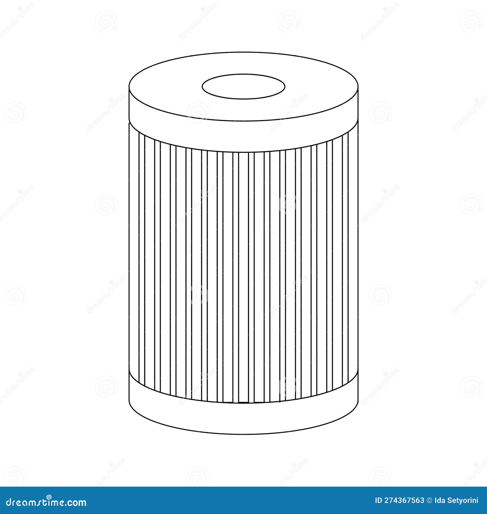 Car oil filter icon vector stock illustration. Illustration of repair ...