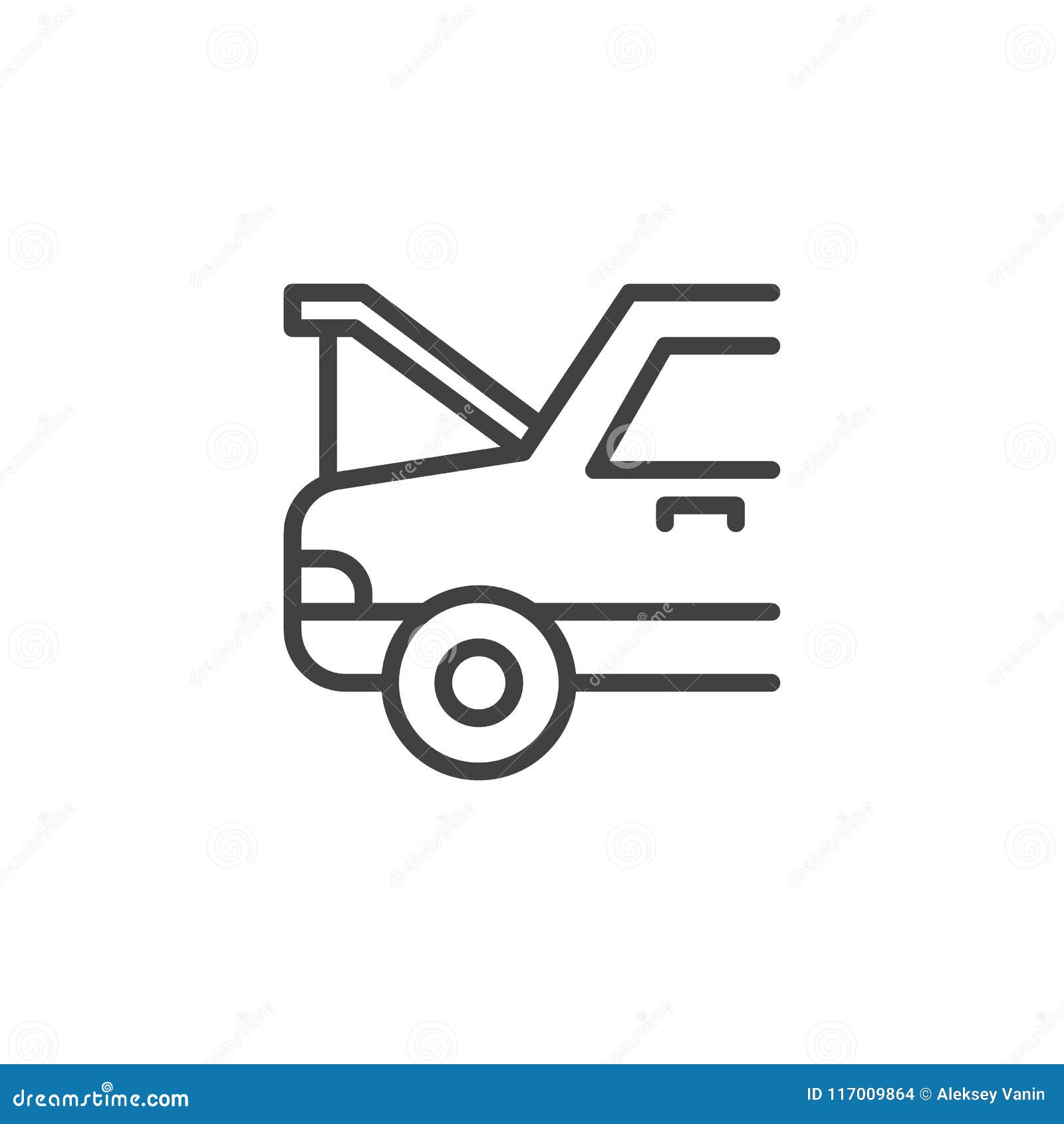 Open Car Icon Outline Style Stock Illustrations – 1,082 Open Car Icon ...