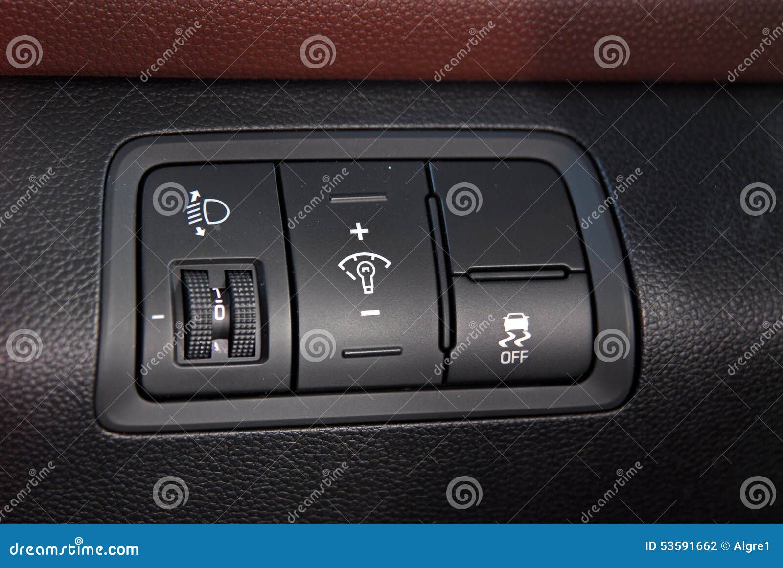 Car panel buttons stock photo. Image of plastic, panel - 53591662