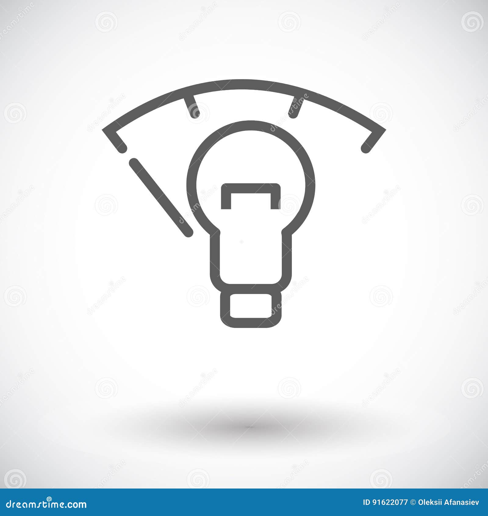 Car panel illumination stock vector. Illustration of design - 91622077