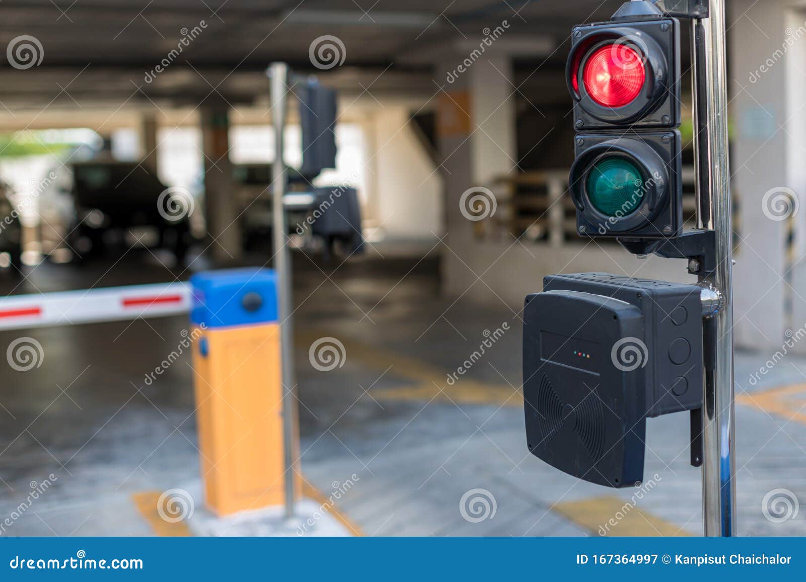 Car Park Automatic Entry System. Security System For Building Access ...