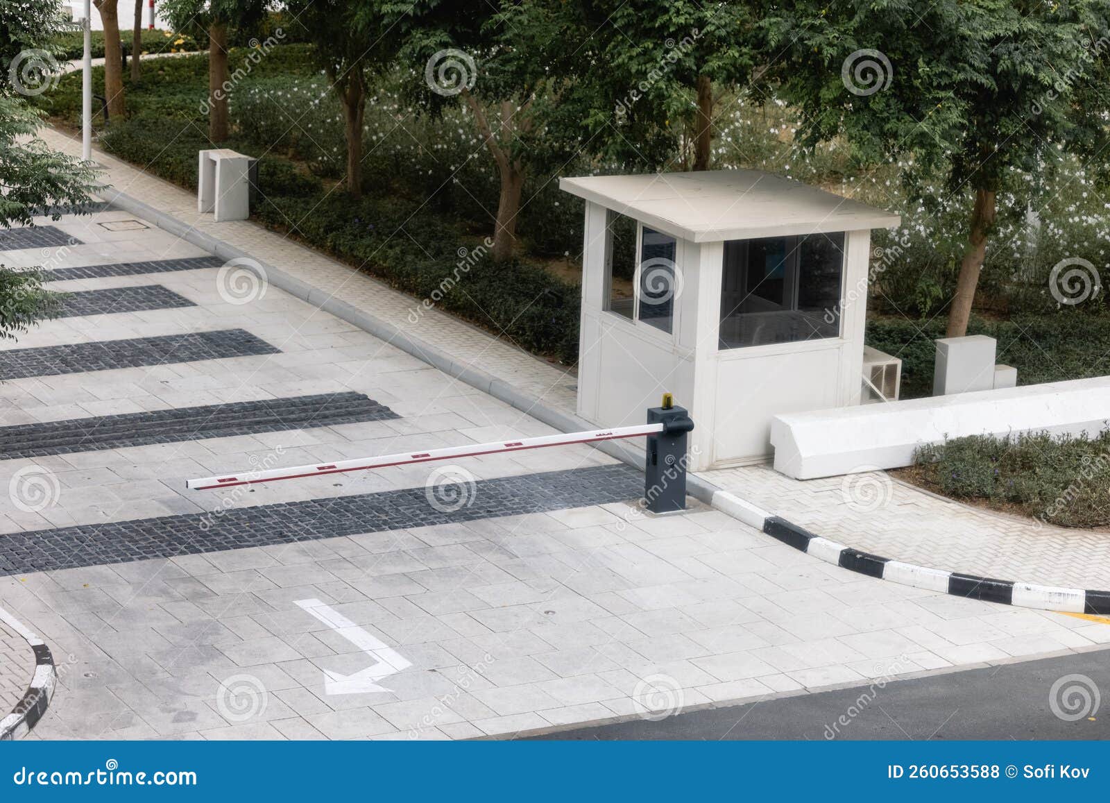 Car Park Barrier, Automatic Entry Security System for Building Access ...