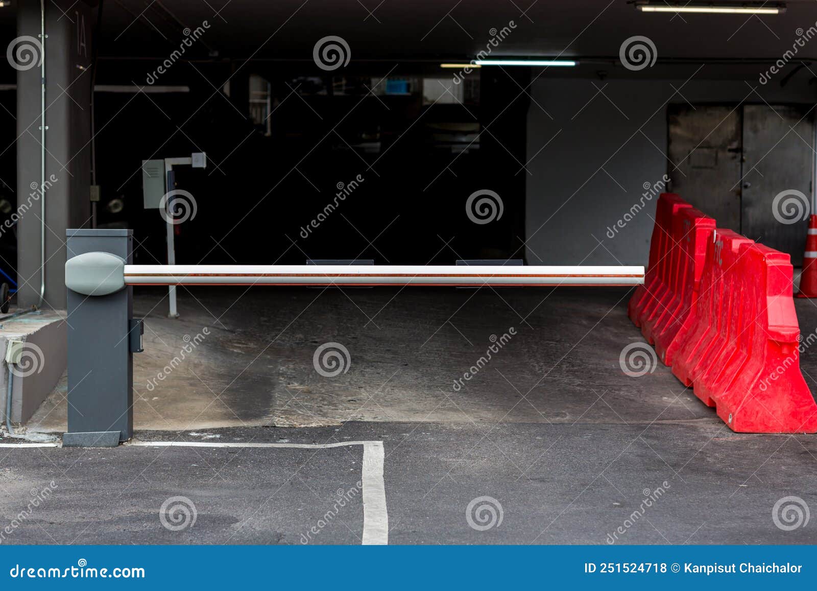 Car Park Barrier, Automatic Entry System. Security System for Building ...