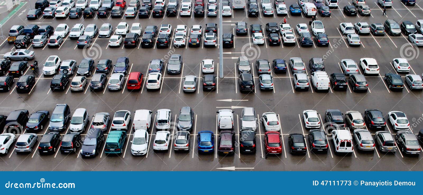 Car park editorial stock photo. Image of lines, cars - 47111773