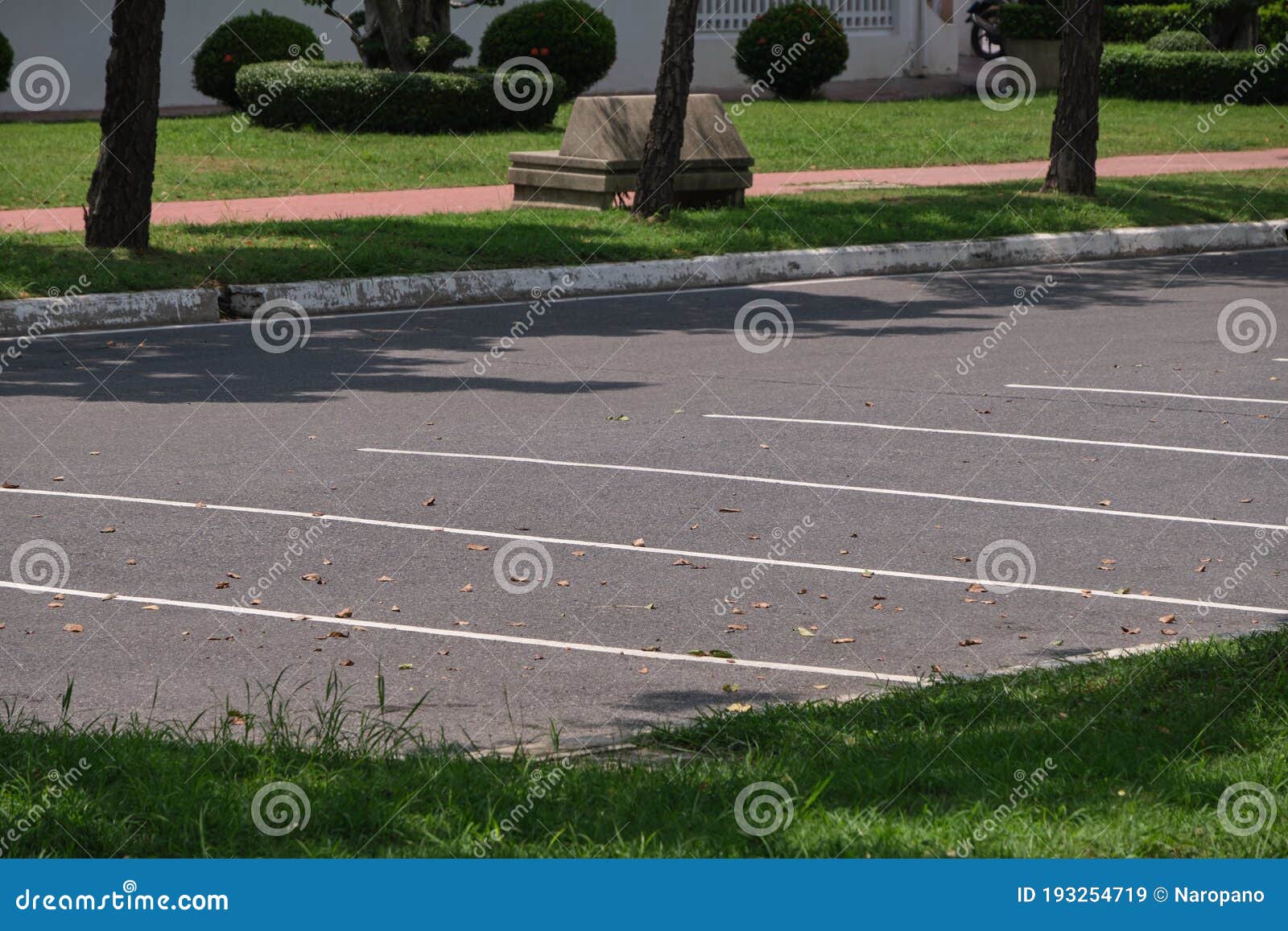 Car Park Empty Asphalt Outdoor Stock Image - Image of outdoor, carpark ...