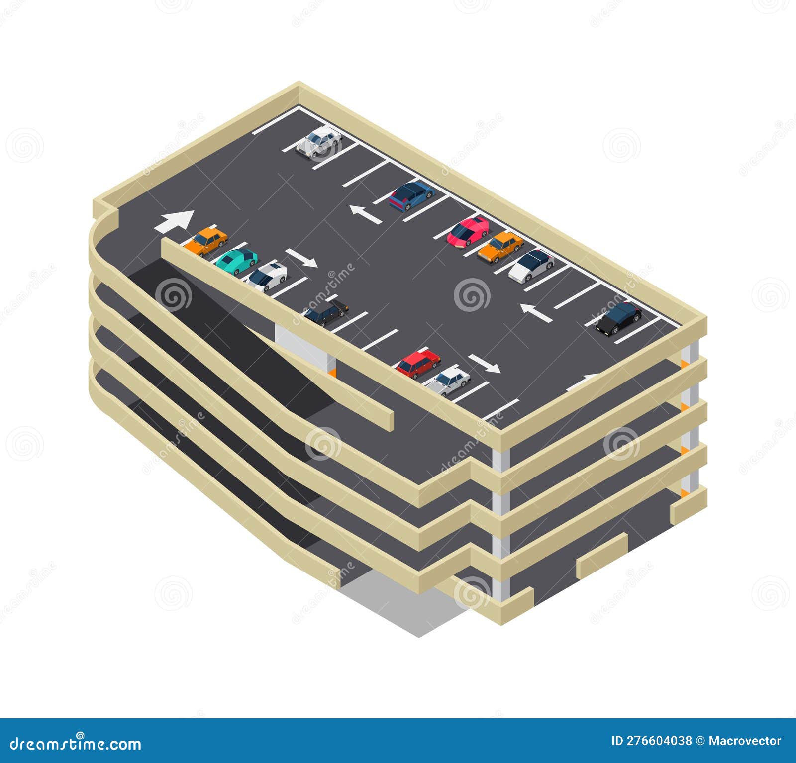 Car Park Icon stock illustration. Illustration of area - 276604038