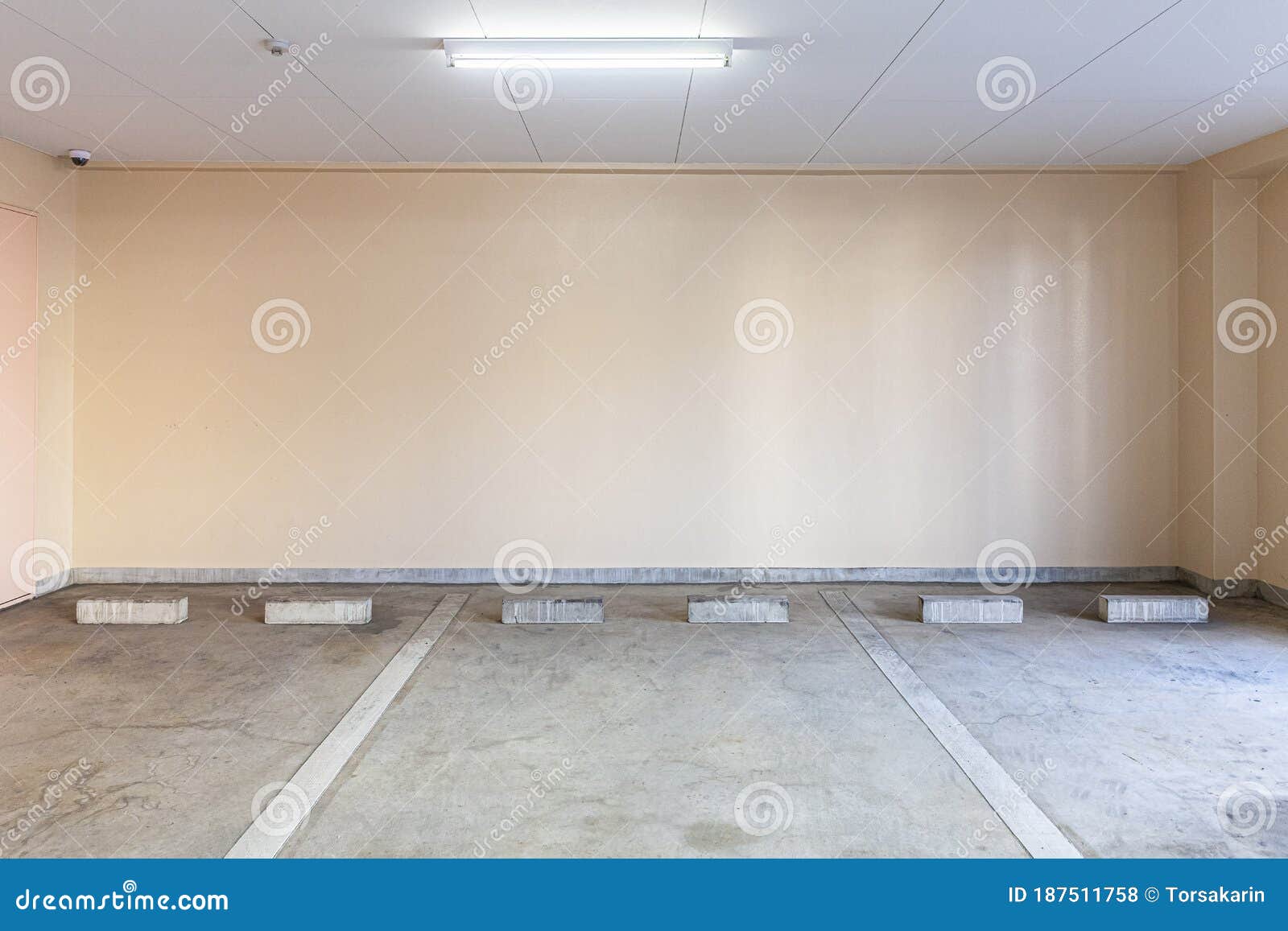 Car park interior stock photo. Image of underground - 187511758