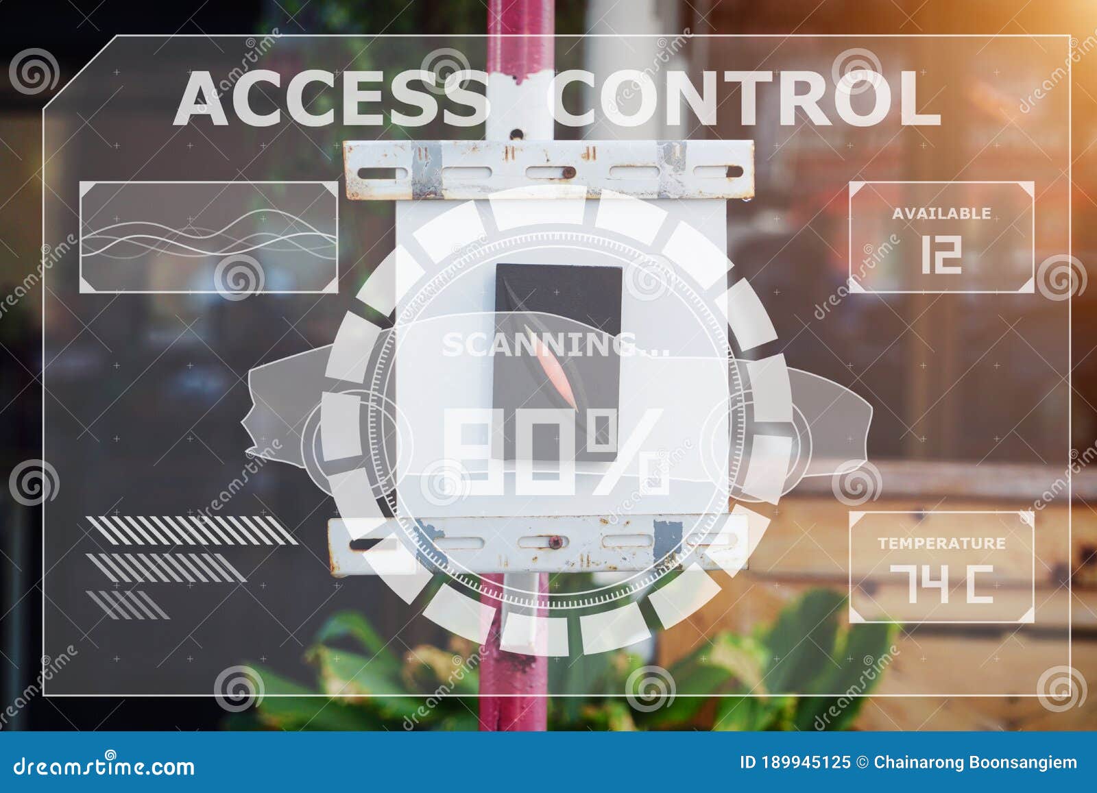 Car Parking Access Control stock illustration. Illustration of ...