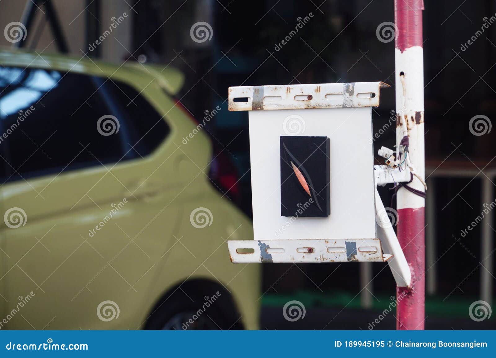 Car Parking Access Control stock image. Image of control - 189945195