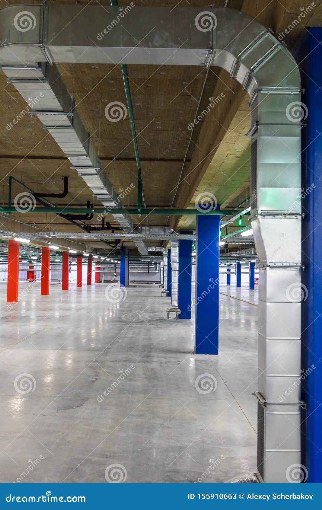 Car Parking Inside The Building Stock Image | CartoonDealer.com #155910757