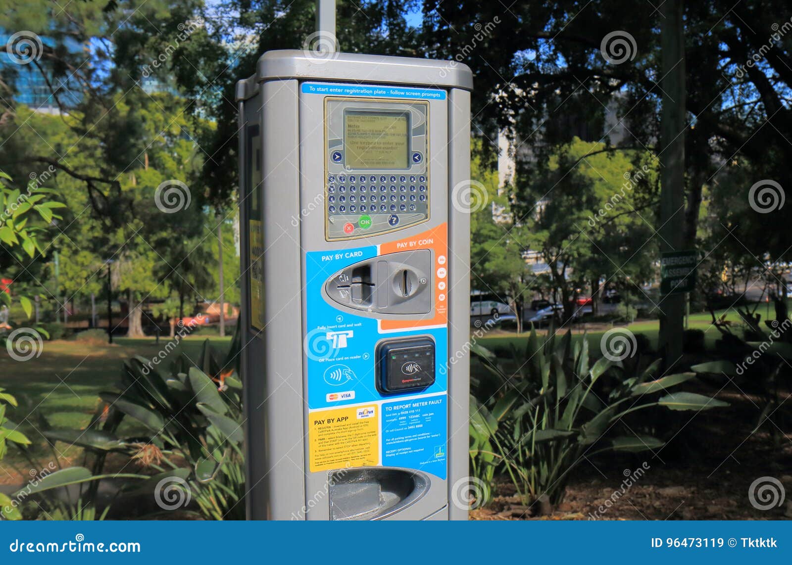 Car Parking Meter Machine Brisbane Australia Editorial Photo ...