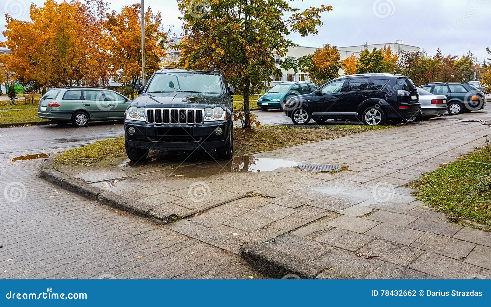Car parking problems stock photo. Image of transport - 78432662