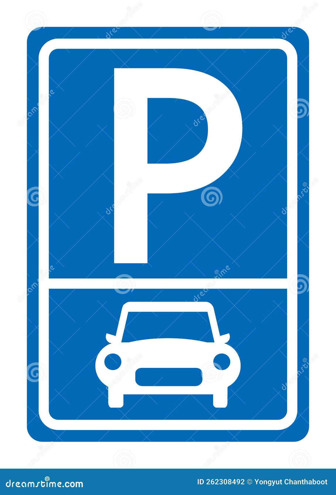 Car Parking Symbol Sign, Vector Illustration, Isolate on White ... Car Parking Symbol Sign, Vector Illustration, Isolate on White ...