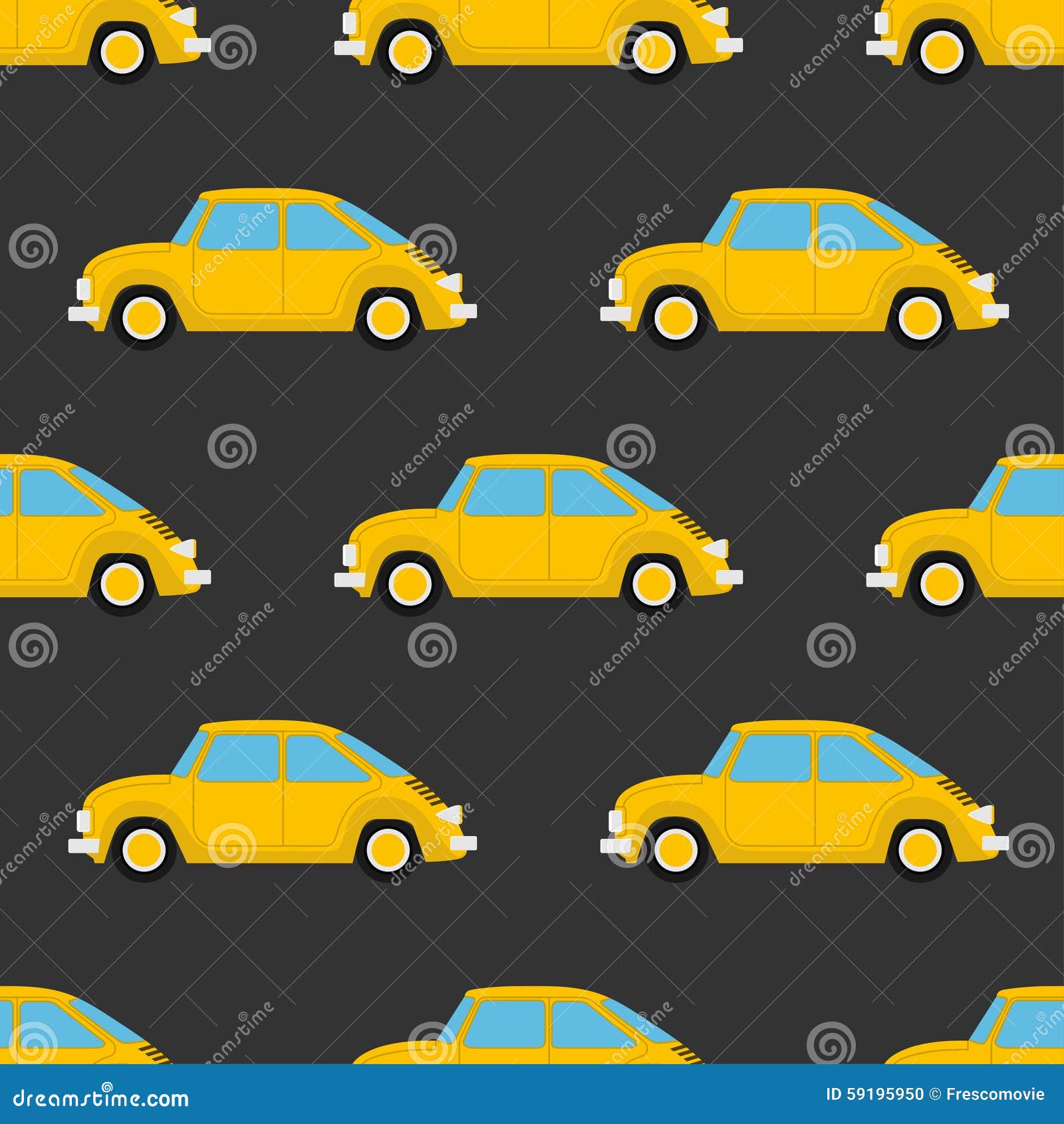 Car pattern stock vector. Illustration of pattern, journey - 59195950