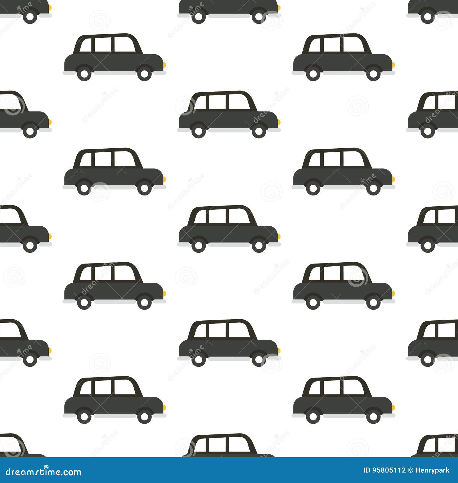Car pattern seamless stock vector. Illustration of city - 95805112